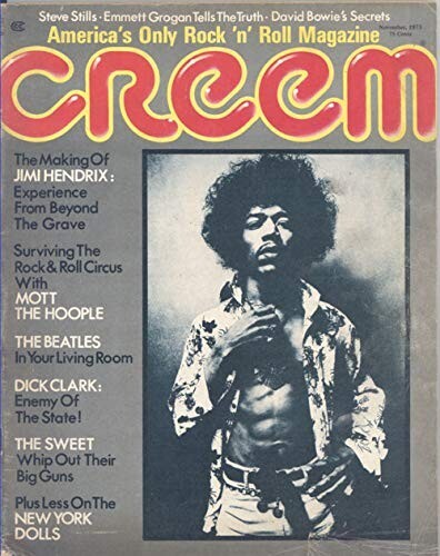 Creem Magazine November 1973 (Jimi Hendrix on Cover) | eBay