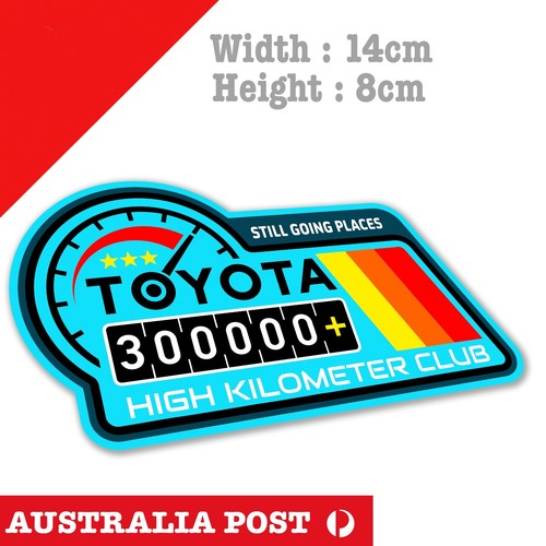 Toyota 300,000 High KILOMETER Gauge Club,Off Road, TRD ,4WD, 4X4 ...