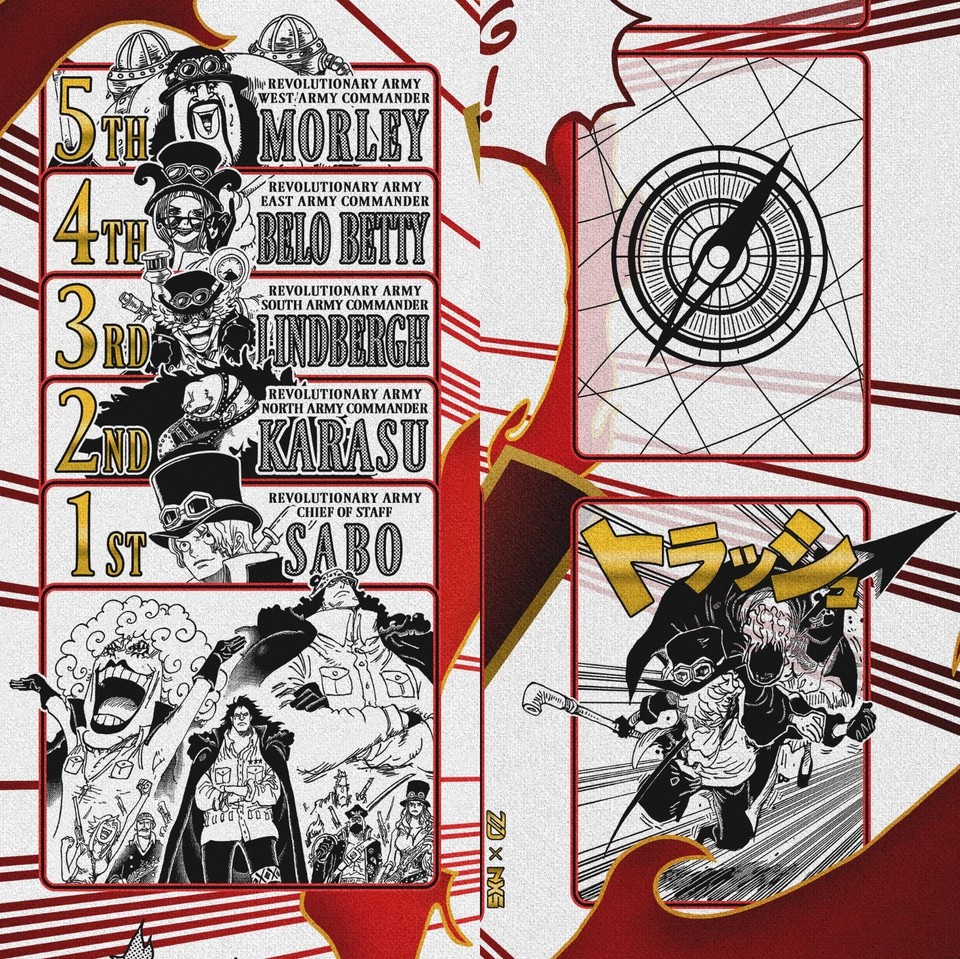 One Piece SABO Playmat-ANIME TCG Playmat For One Piece, Anti Slip, FREE ...