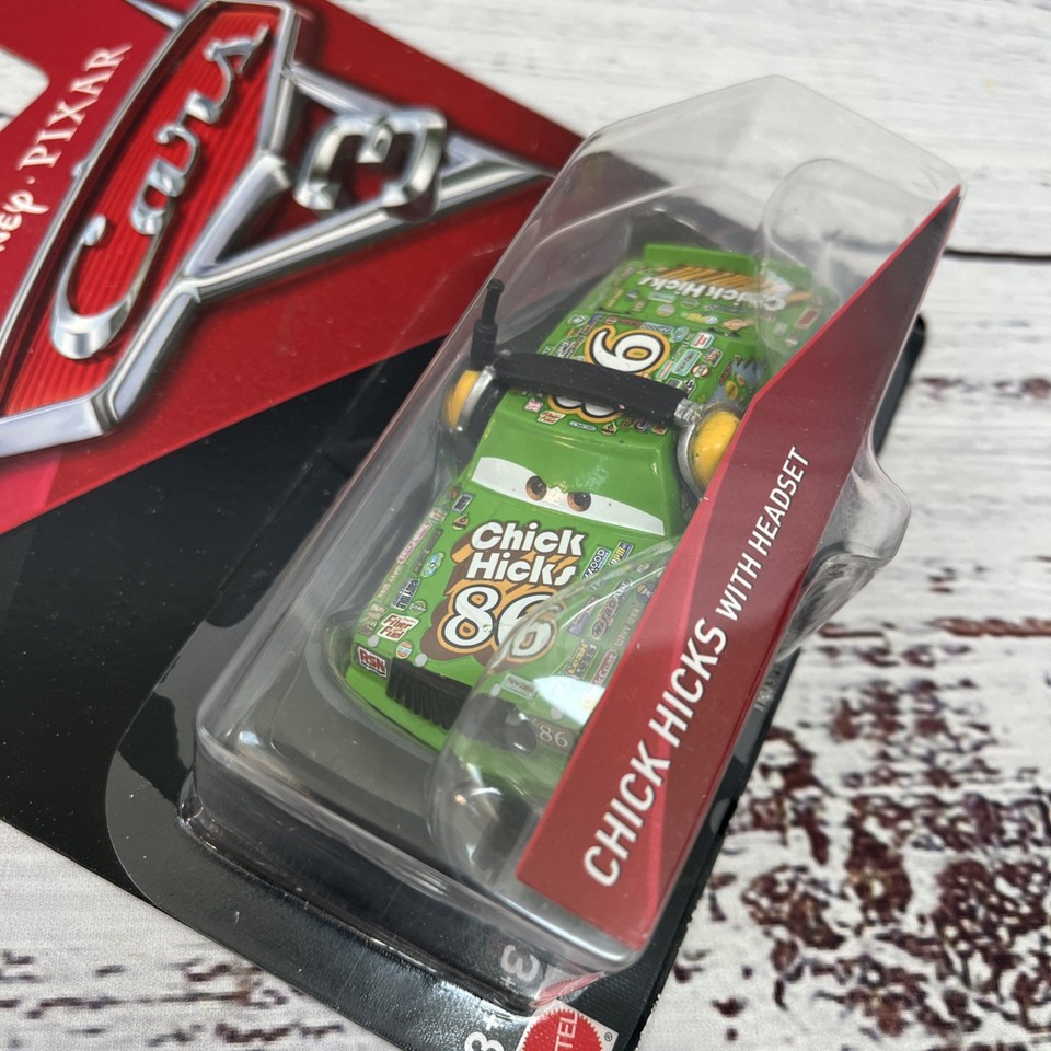 Disney Pixar Cars 3 Chick Hicks With Headset #86 Mattel RSN 2016 RARE ...