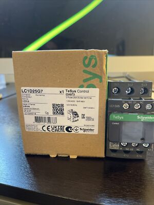 LC1D25G7. SCHNEIDER CONTACTOR 120V60HZ NEW LOOK | eBay