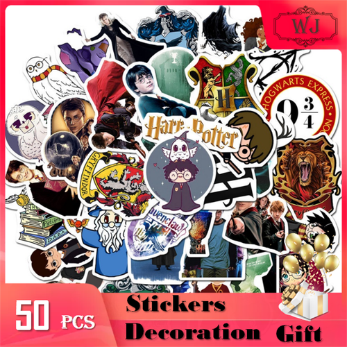 50pcs Harry Potter P1 Wiards Hogwarts Decal Stickers Laptop Waterproof ...