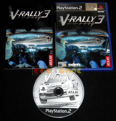V-RALLY 3 Ps2 Versione Ufficiale Italiana V Rally 1ª Edizione ...