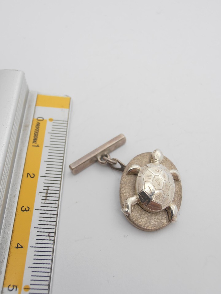 Cozzi Gioielli Turtle Tortoise Cufflinks 925 Sterling Silver Wedding | eBay