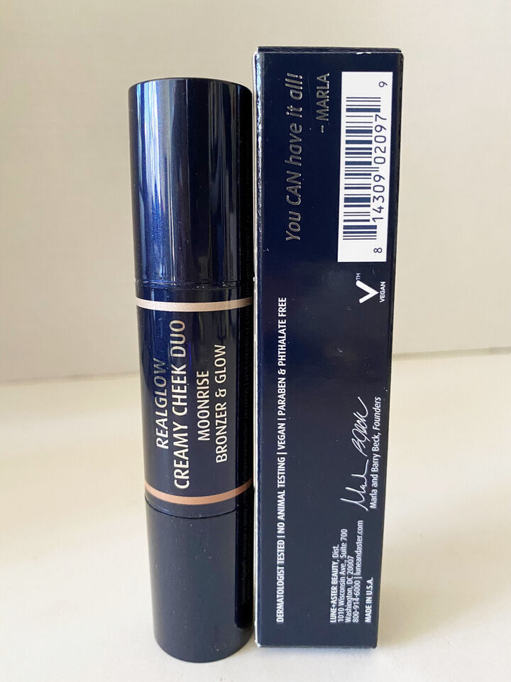 lune aster moonrise bronzer & glow reaglow creamy cheek duo Shade ...