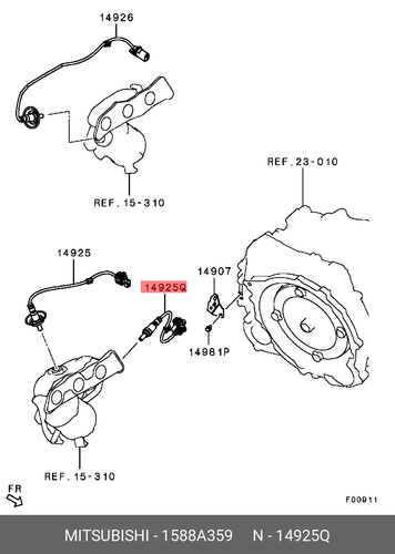 Genuine OE SensorEnginecontrol O 1588A359 for Mitsubishi 1588-A359 ...