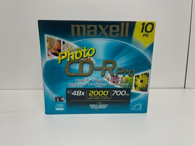 Maxwell CD-R Pro 700MB 10 Pack | eBay