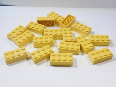 LEGO Vintage 17 Yellow 2x4 Bricks I10 | eBay
