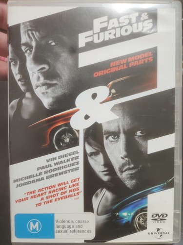 Fast & Furious (DVD, 2009) Region 4 Vin Diesel, Paul Walker ~ VGC ...
