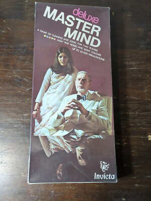 Deluxe Mastermind Board Game by Invicta Retro Vintage 100% Complete w ...