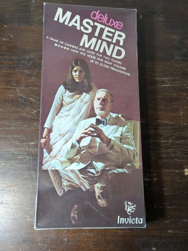 Deluxe Mastermind Board Game by Invicta Retro Vintage 100% Complete w ...
