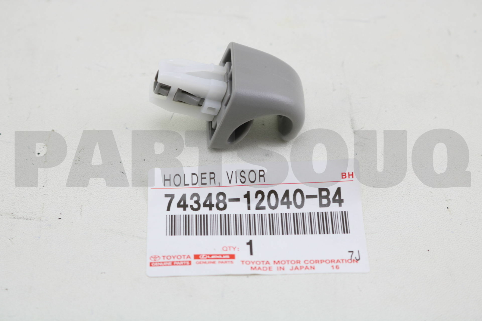 7434812040B4 Genuine Toyota HOLDER, VISOR, RH/LH 74348-12040-B4 | eBay