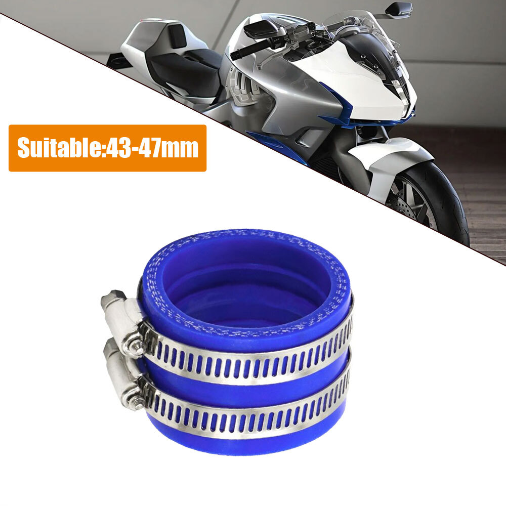 45mm Carburetor Air Intake Flange Adapter Carb Manifold Boot Kit For ...