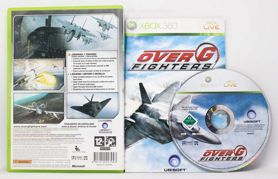 OVER G FIGHTERS - XBOX 360 XBOX360 - PAL ESPAÑA | eBay