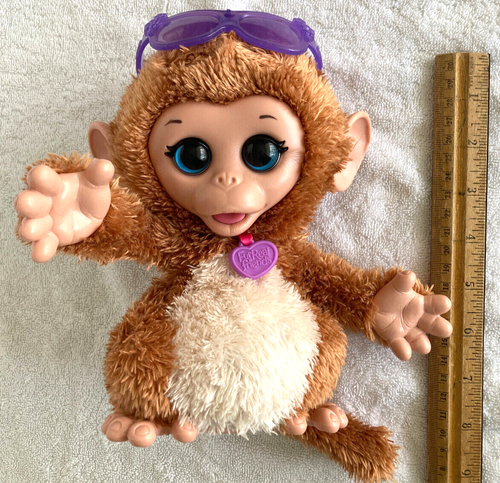 My Giggly Baby Monkey Hasbro Interactive Fur Real Friends Electronic ...