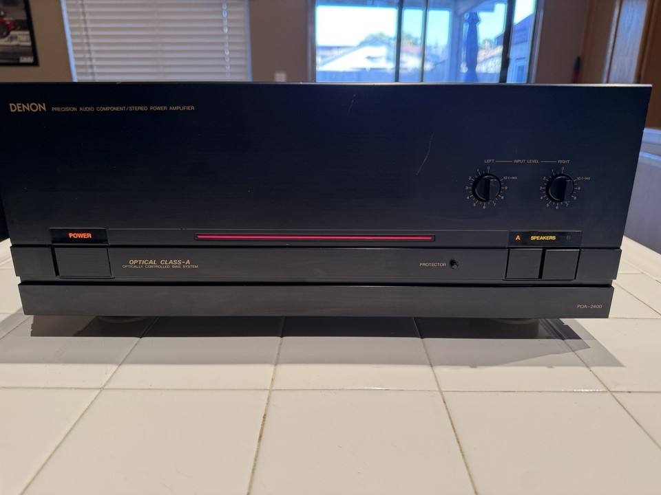 DENON POA-2400 STEREO AMPLIFIER. Very Good Condition. Made In japan | eBay