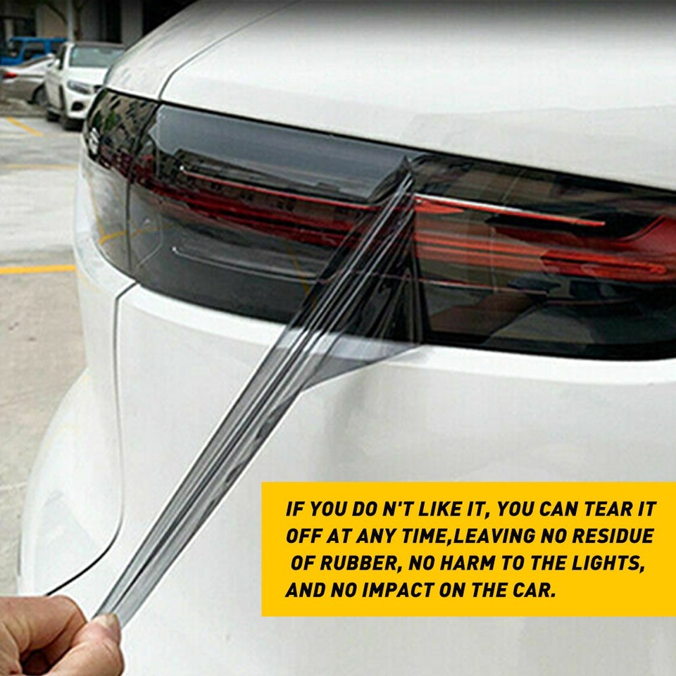 New Premium Taillight Headlight Glossy Fog Light Sticker Vinyl Tint ...