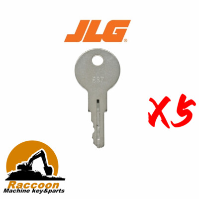 5pcs JLG Boom lift 587 keys Older models- 30HA and 40HAE JLG650 ...