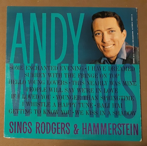 Andy Williams Sings Rogers & Hammerstein Columbia Records 33rpm VINYL ...