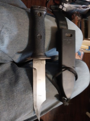 US Navy Mk 3 Mod 0 Diver Survival Knife Ontario 2V376 + USN Scabbard | eBay