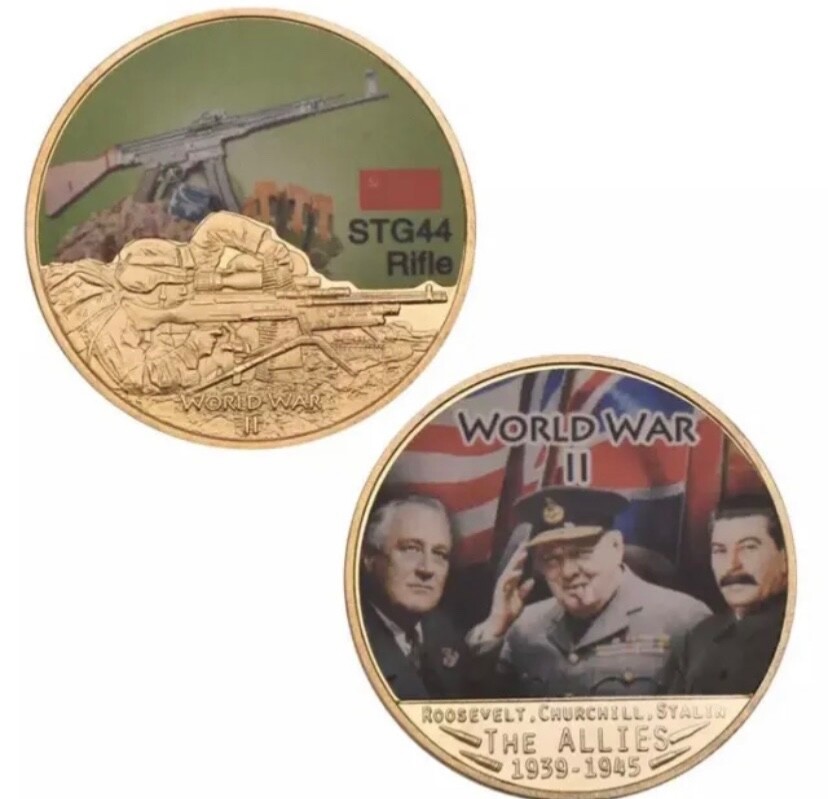 War Poppy Collection - World War 2 Churchill x5 Gold Coins - Weapons Of ...