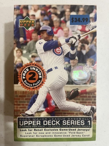 2003 Upper Deck Series 1 MLB Box Factory Sealed | eBay