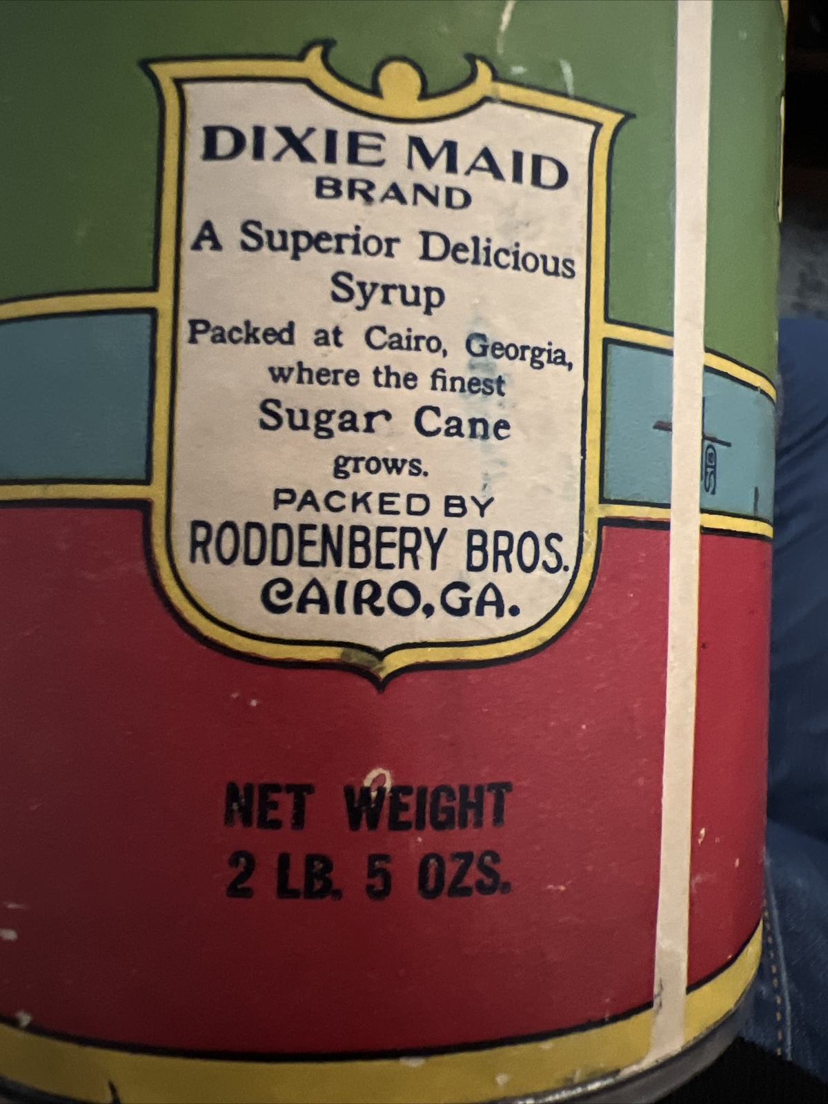 Dixie Maid Brand Syrup Empty Old Can Girl Eating Waffles | eBay