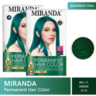 2X MIRANDA Premium 3D Permanent Hair Dye Shiny Moisture Color #MC-11 ...