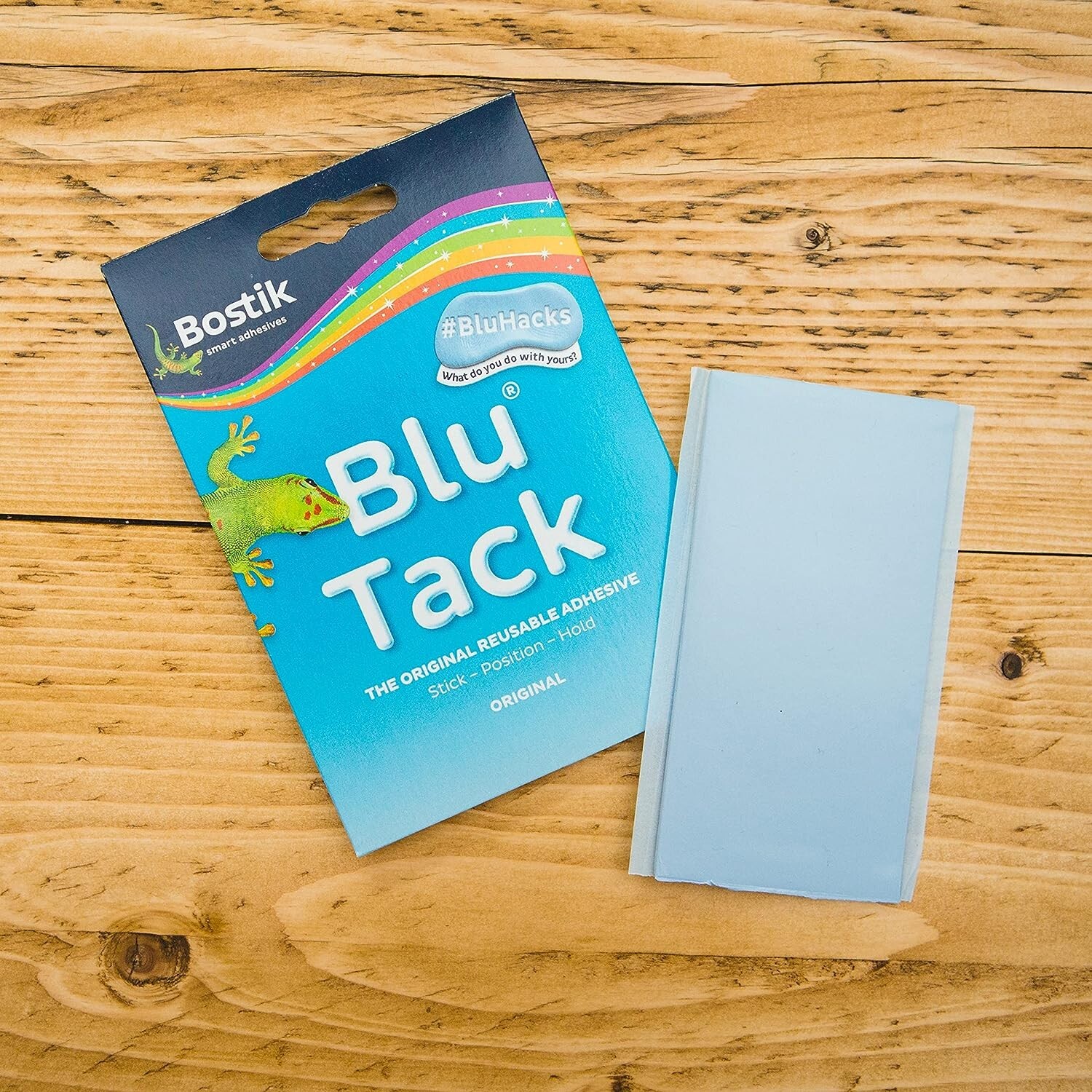 Bostik Blu Tack Original Blue Sticky Reusable Tac Economy Handy Size ...
