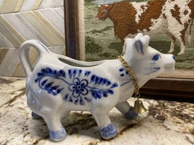 Cow Creamer Delft Windmill Bell