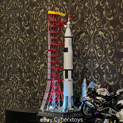 [craft] 1/144 NASA Saturn V Rocket Launch Tower Frame Set Model Painted ...