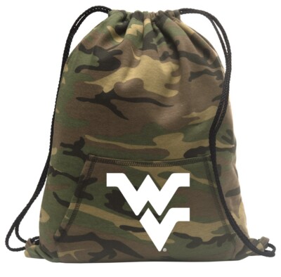 West Virginia Backpack CAMO Drawstring Bag Pack CLASSIC HOODY DESIGN ...