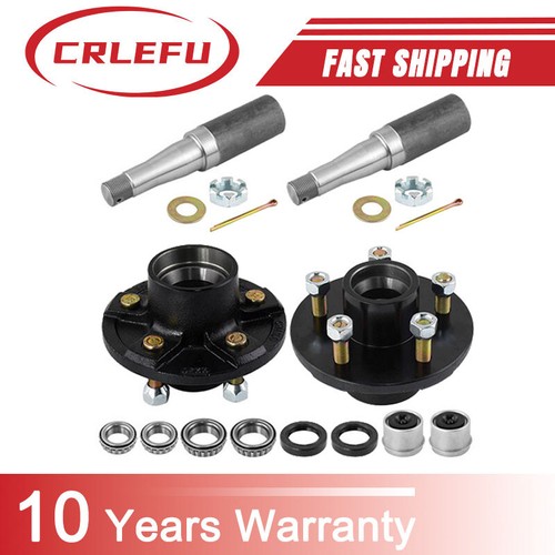 5 on 4.5" Trailer Axle Kit For 3500lbs axles Idler Hub Kit #84 Spindle ...