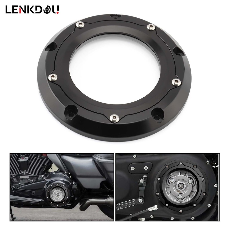 Clear Derby Cover For Harley Softail Low Rider Street Bob 114 FXBBS ...