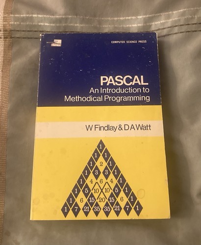 PASCAL: An Introduction to Methodical Programming by Findlay & Watt | eBay