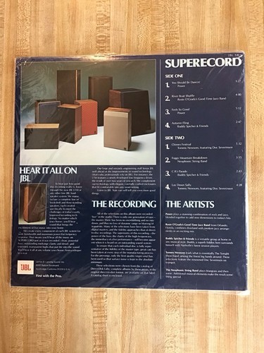 Superecord JBL Demonstration/Testing Vinyl LP Record Album Brand New ...
