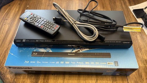 Panasonic Blu Ray DVD Disc Player DMP-BD75 with Remote Manual & Box ...