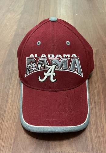 Alabama Crimson Tide “BAMA” Adjustable Baseball Cap Maroon/White ...
