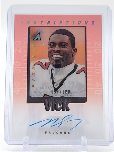 MICHAEL VICK 2022 CONTENDERS INSCRIPTIONS AUTOGRAPH FALCONS AUTO /100 ...