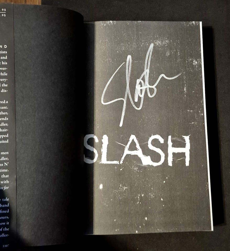 Slash Autographed SIGNED BOOK 1st Edition Autobiography Guns N' Roses ...