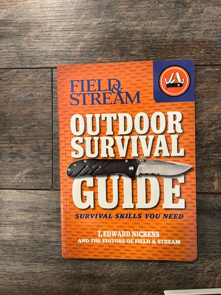 Lot of 6 Field & Stream Books, Total Outdoorsman, Gun Guide, Survival ...