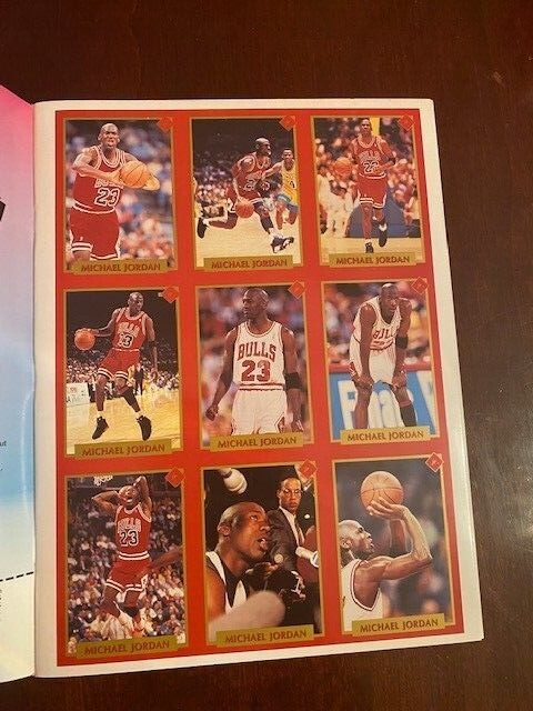 Tuff Stuff Jr. Michael Jordan 1991 NBA Finals Magazine Uncut Cards ...