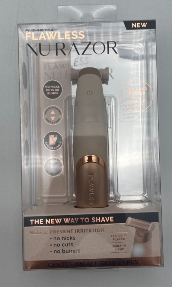 Finishing Touch Flawless Nu Razor Cordless Razor - Gold 754502042999| eBay