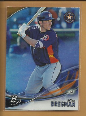 Alex Bregman RC 2016 Bowman Platinum Top Prospect Rookie # TP-AB ...