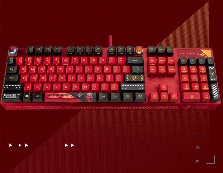 ASUS ROG EVA-02 Keyboard Witn Mouse Set Support MAXIMUS Z790 HERO | eBay