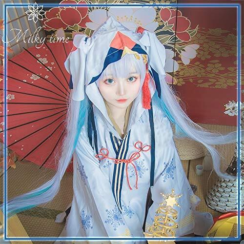 Snow Miku with Wig 2018 Yukitancho Shrine Maiden VOCALOID Hatsune Miku ...