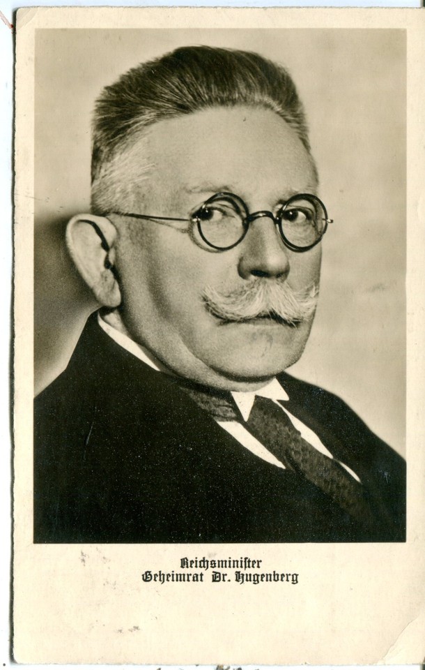 Germany AK Berlin Alfred Hugenberg Portrait Hamburg cover Breslau Sport ...