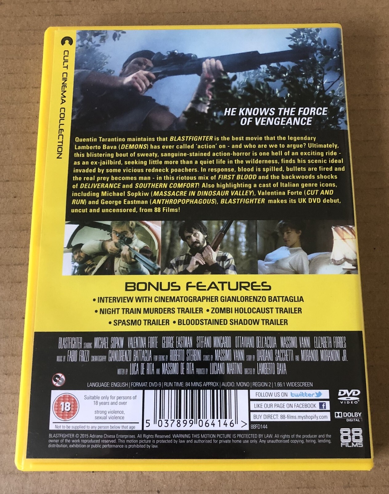 BLASTFIGHTER - Michael Sopkiw/George Eastman 1984 Region 2 DVD!!! | eBay