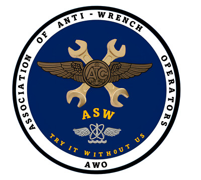 NAVAL AIRCREWMAN OPERATOR AWO STICKER ANTI-WRENCH OPERATOR ASW TRY IT ...