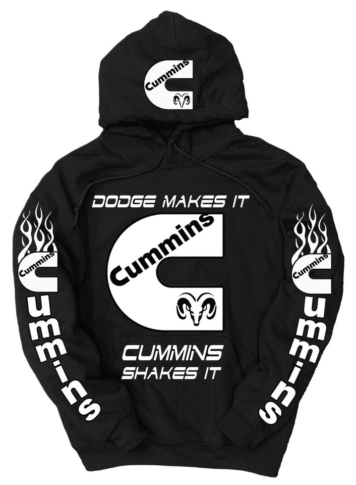 Cummins Unisex Hooded Sweatshirt Hoodie ALL COLORS | eBay